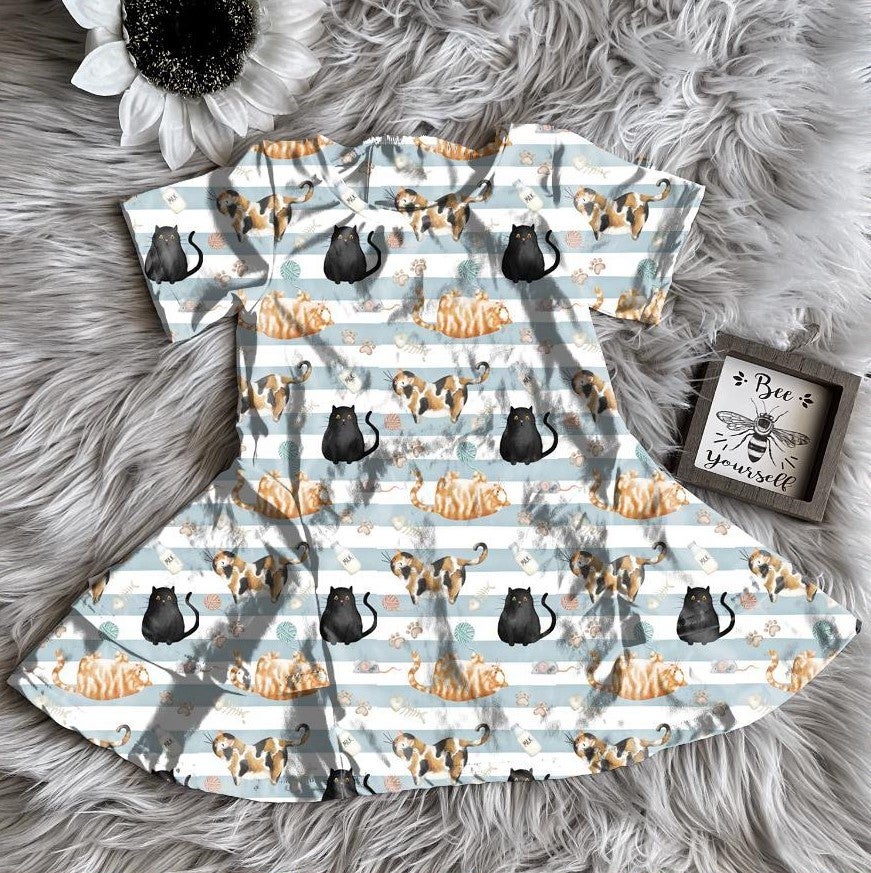 Cute Cats - Blythe dress short arm | Sew Cute, Sew Wild